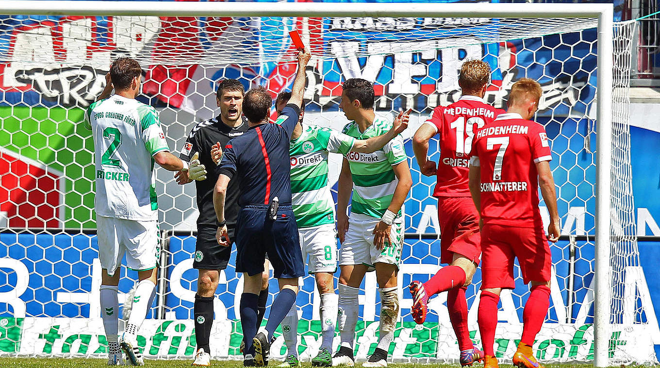 Ein Spiel Sperre für Greuther Fürths Zulj :: DFB - Deutscher Fußball ...
