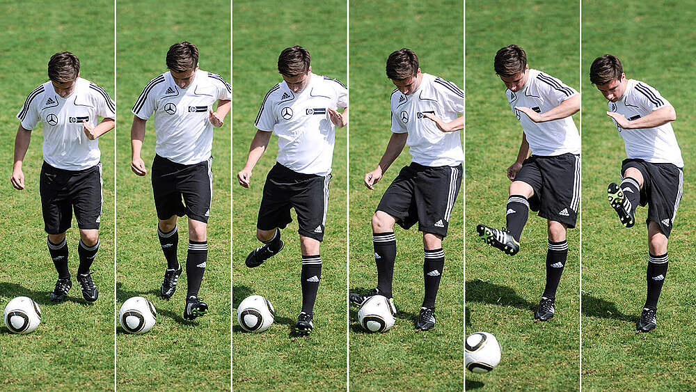Technikleitbilder für das Eigentraining: Passen und Schießen :: DFB ...