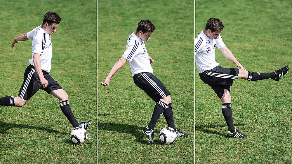 Technikleitbilder für das Eigentraining: Passen und Schießen :: DFB ...