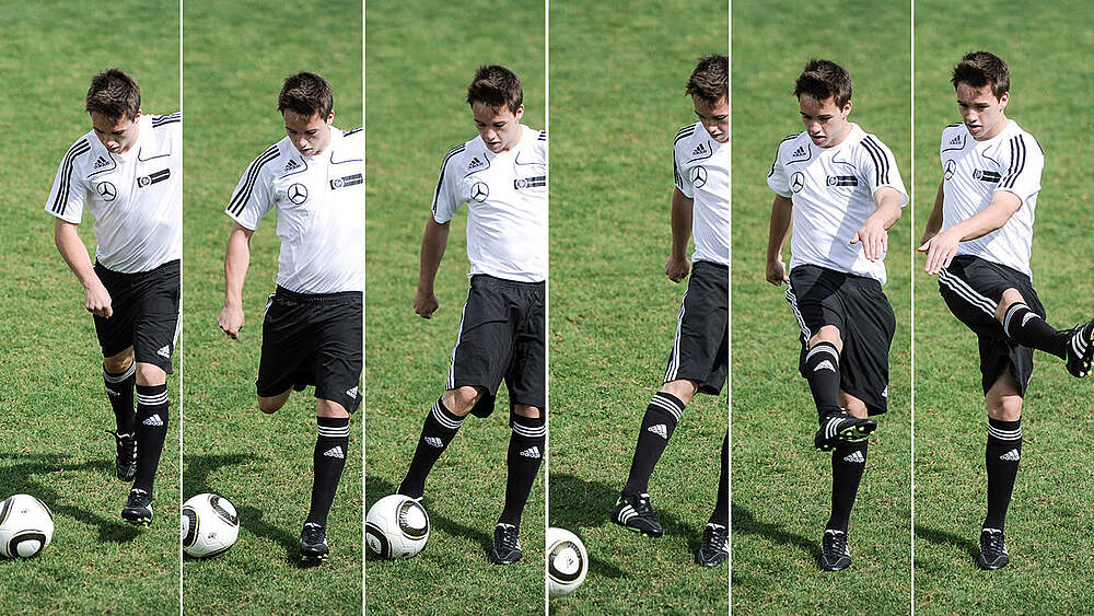 Technikleitbilder für das Eigentraining: Passen und Schießen :: DFB ...