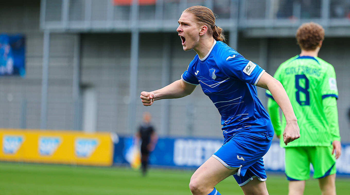 Hinspielsieg: Krasniqi lässt die TSG jubeln :: DFB - Deutscher Fußball ...