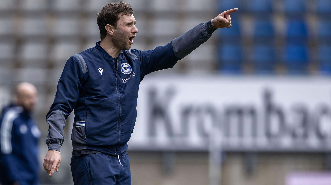 Arminia-Coach Drobe: "Für besondere Momente sorgen" :: DFB - Deutscher ...