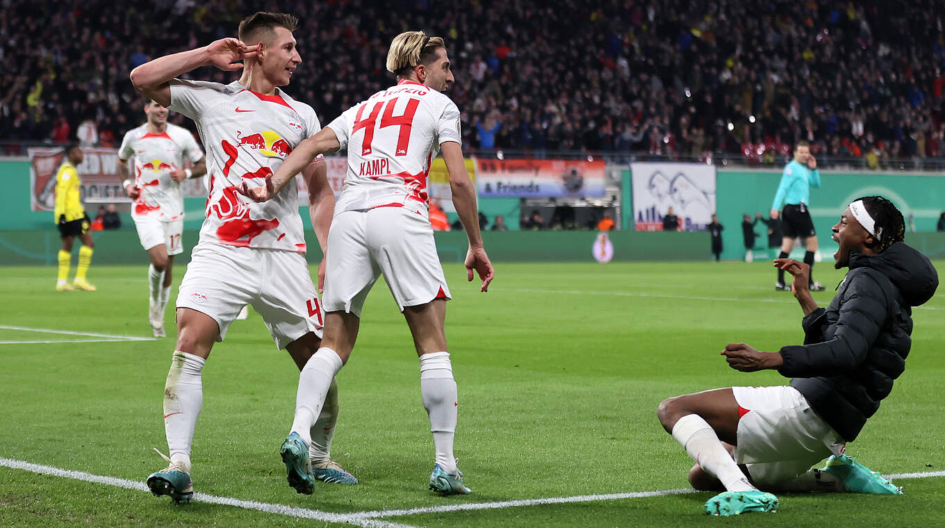 Titelverteidiger Leipzig schlägt BVB und bleibt auf Kurs :: DFB ...