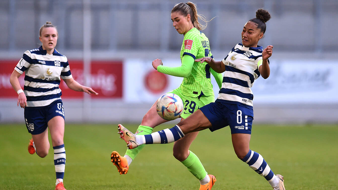 Wolfsburg legt im Titelrennen vor :: DFB - Deutscher Fußball-Bund e.V.