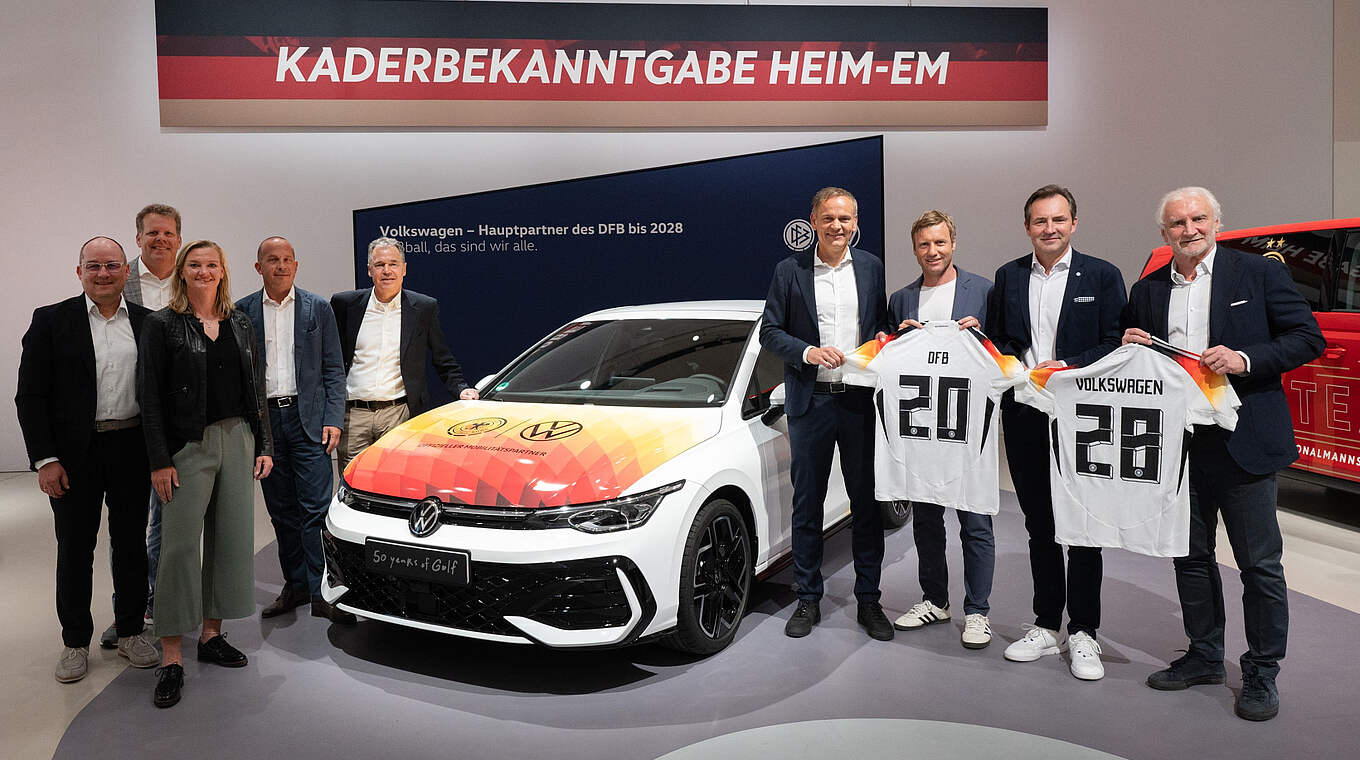 DFB und Volkswagen verlängern Partnerschaft bis 2028 :: DFB - Deutscher ...
