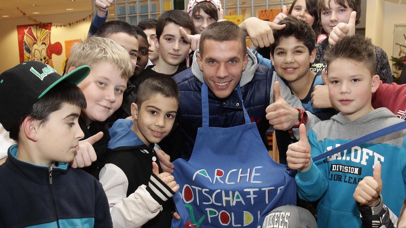 Lukas Podolski Son Louis