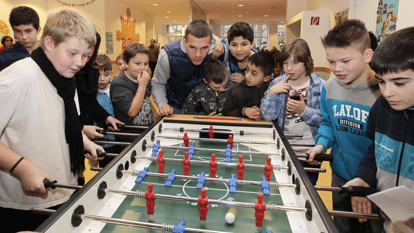 Lukas Podolski Son Louis
